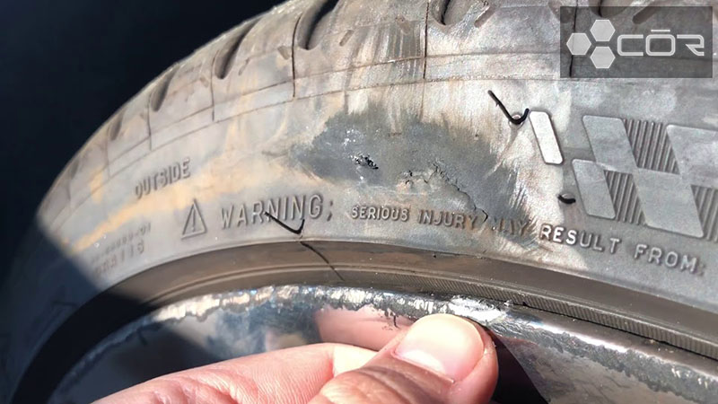 Tire Sidewall Damage: Cuts, Gashes, Gouges & More Tire Sidewall Damage: Cuts, Gashes, Gouges & More